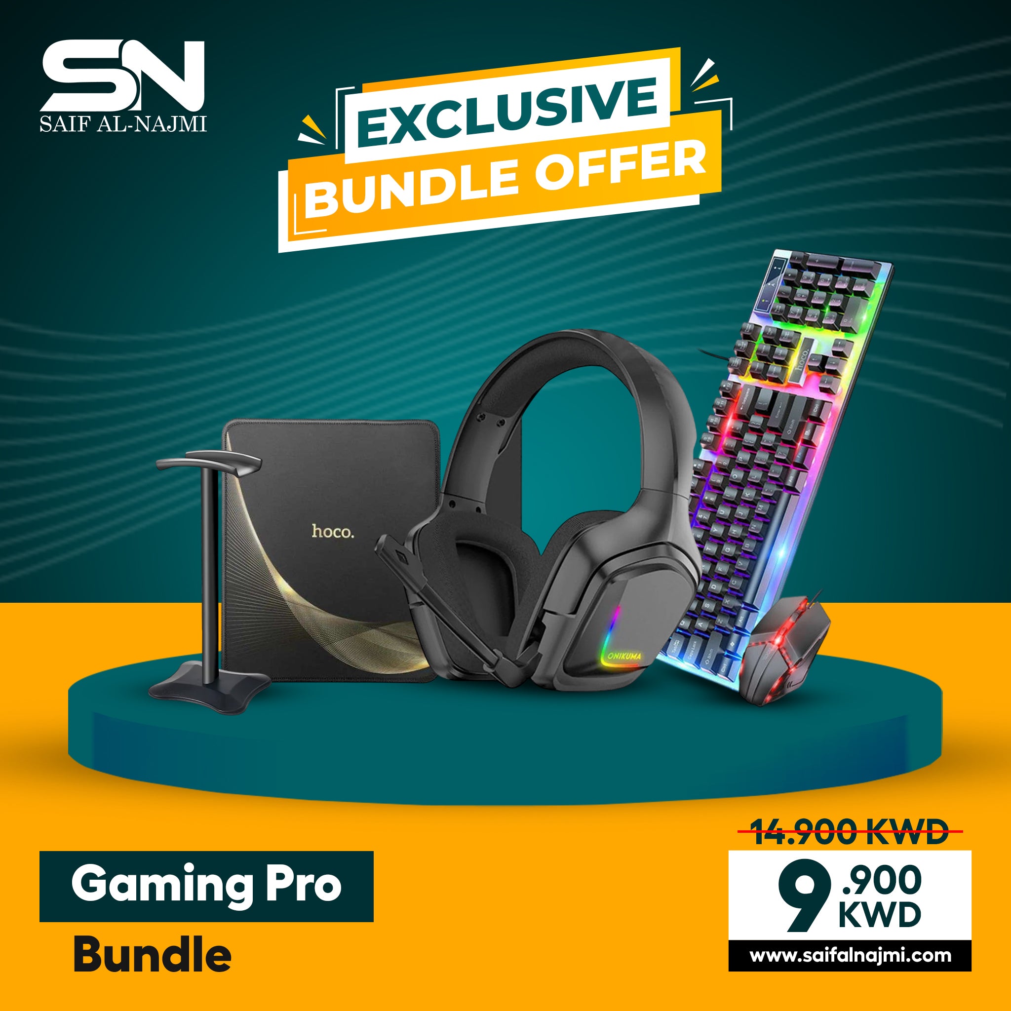 Exclusive Gaming Pro Bundle - Ultimate Gaming Accessories Set | Saif Al ...
