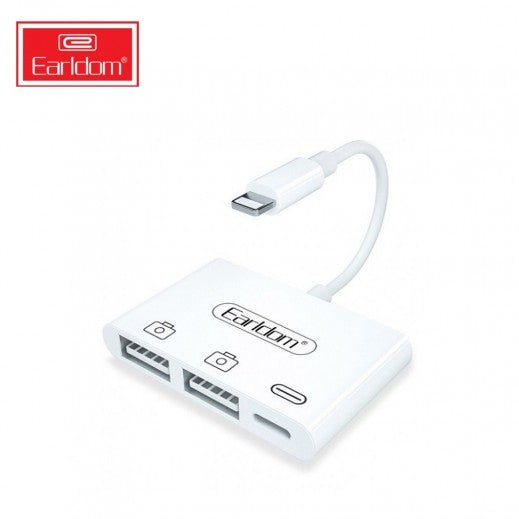 Earldom 2 USB LIGHTNING TO OTG & CHARGING ADAPTER - WHITE – Saif Al ...