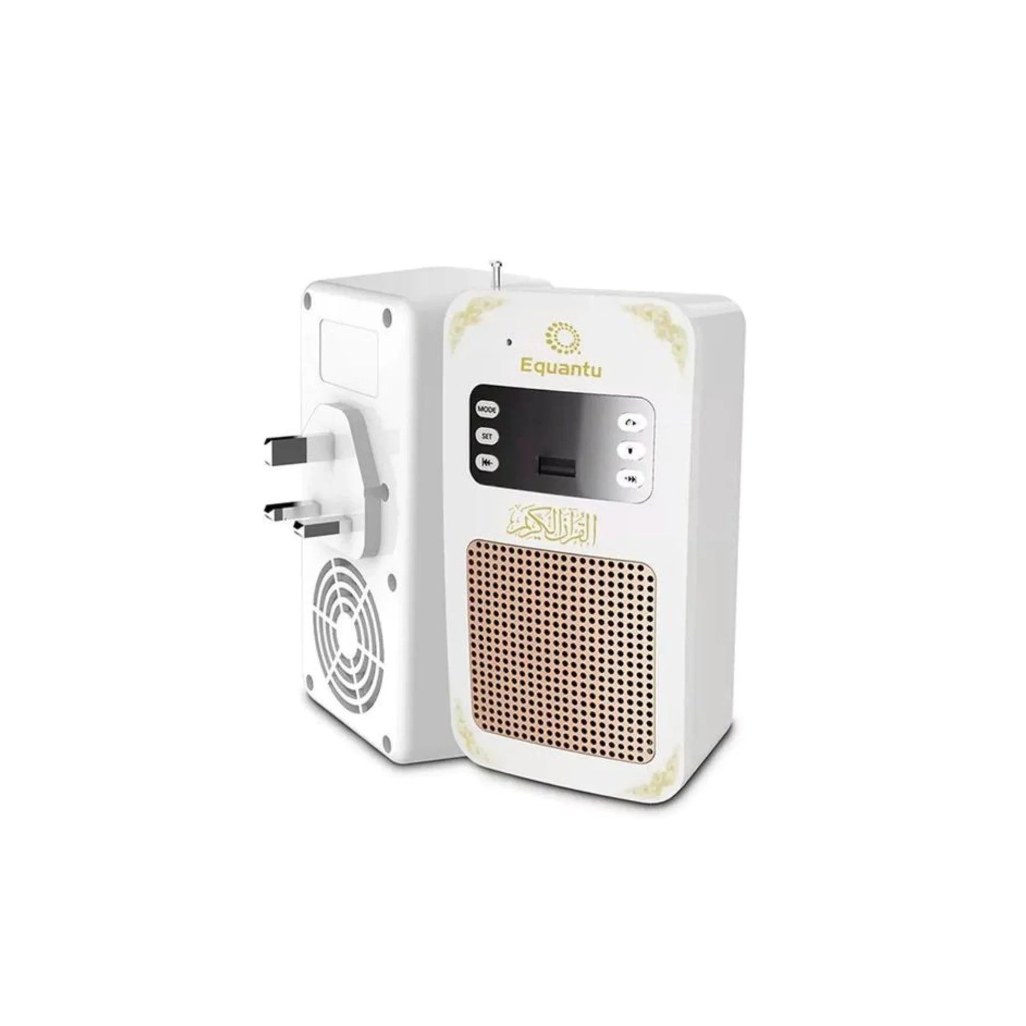 Equantu SQ-669 Smart Wall Plug Quran Speaker with Remote – Saif Al Najmi Kw